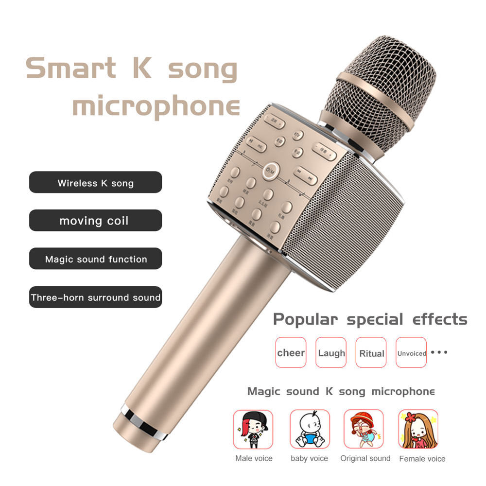 Buy Wholesale China Wireless Bluetooth Karaoke Microphone, 3-in-1 ...