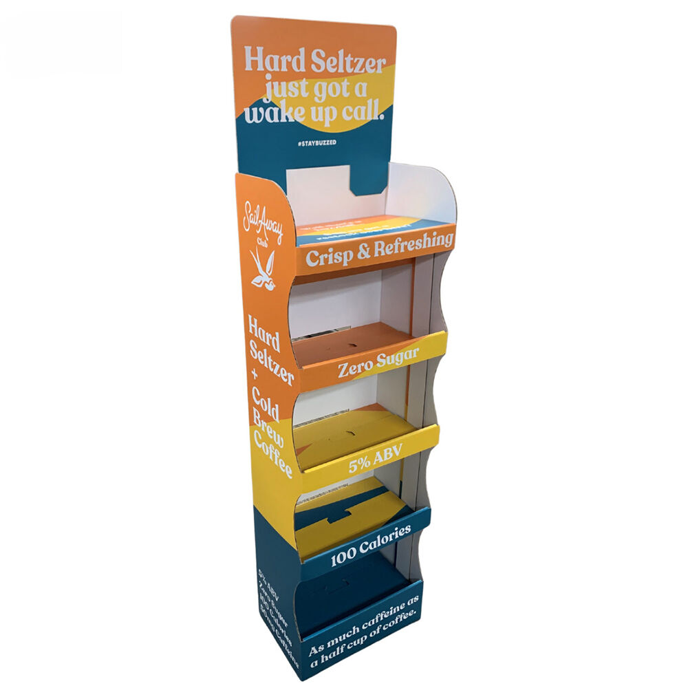 Buy Wholesale China Pop Floor Display Shelf Display Cardboard Retail ...