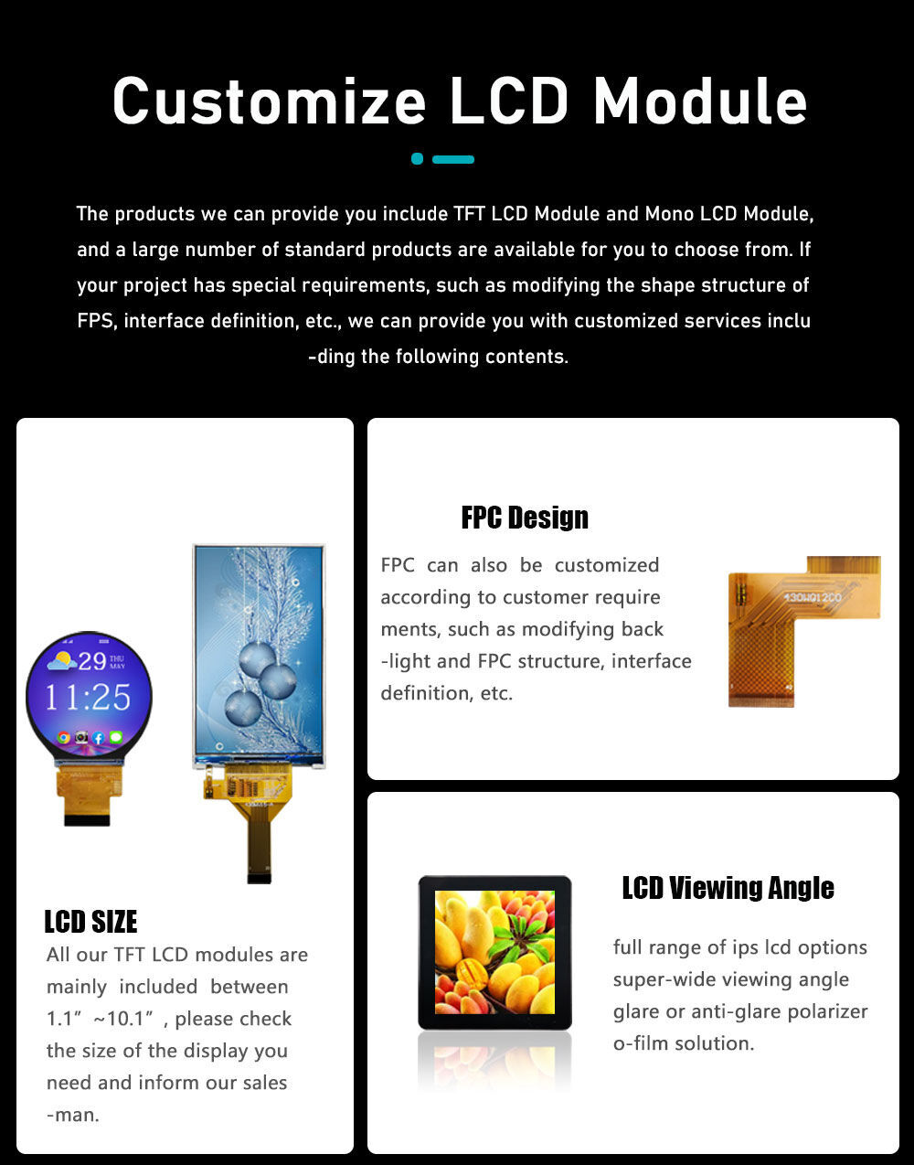 Factory Direct High Quality China Wholesale Lcd Manufacture Custom 0.91 ...