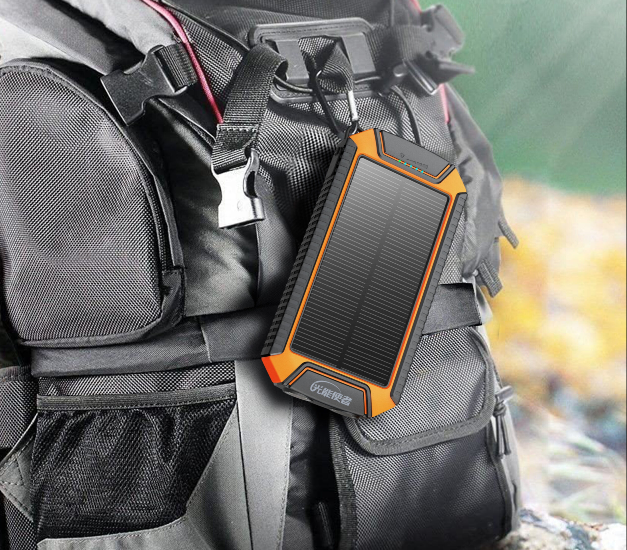 Buy Wholesale China 10000mah Wireless Charging Solar Power Bank ...