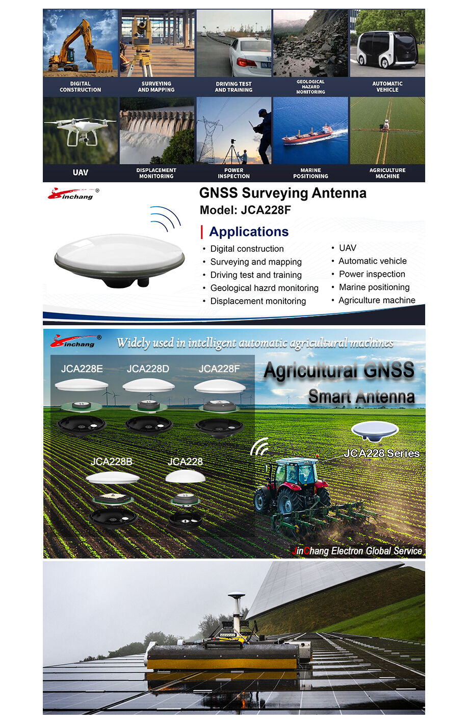 Jca228f The Precision Is Less Than 10cm Full Band L1 L2 L5 Gps Glonass ...