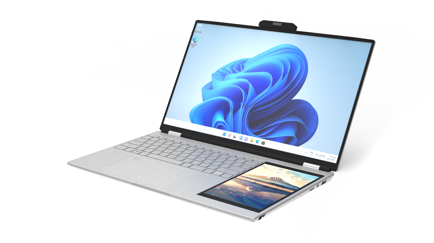 Buy Wholesale China Oem/odm Dual Display 15.6inch And 7inch Windows 11 ...