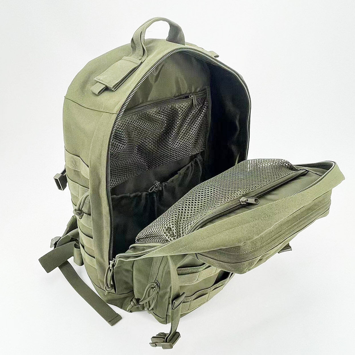 Buy Wholesale China Solid Army Green Molle Webbing Large Capacity ...