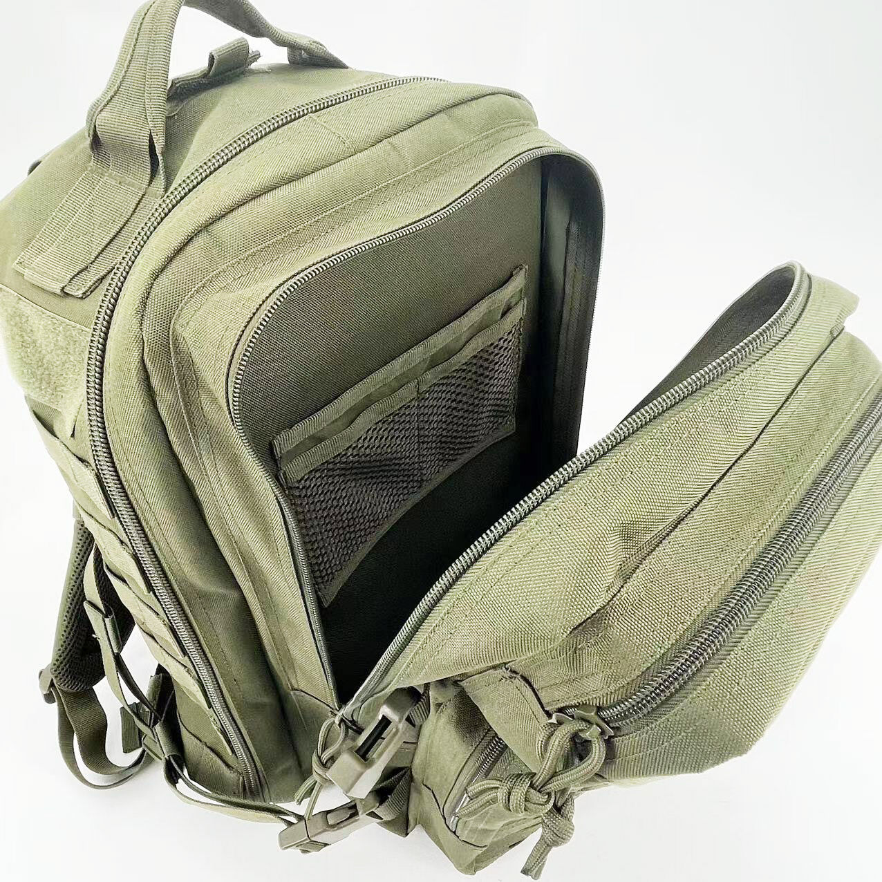 Buy Wholesale China Solid Army Green Molle Webbing Large Capacity ...