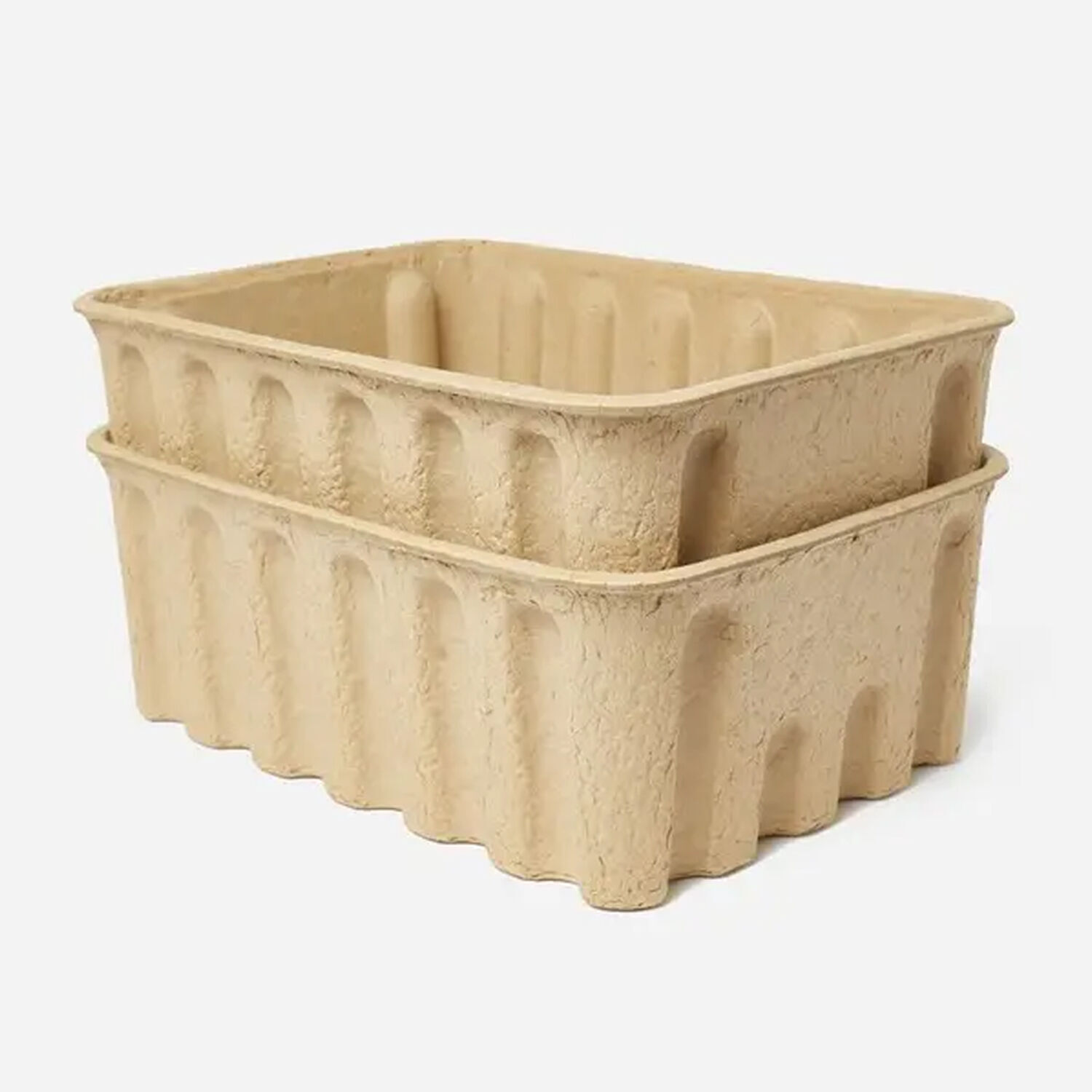 Factory Customized Biodegradable Eco-friendly Paper Pulp Tray Molded ...