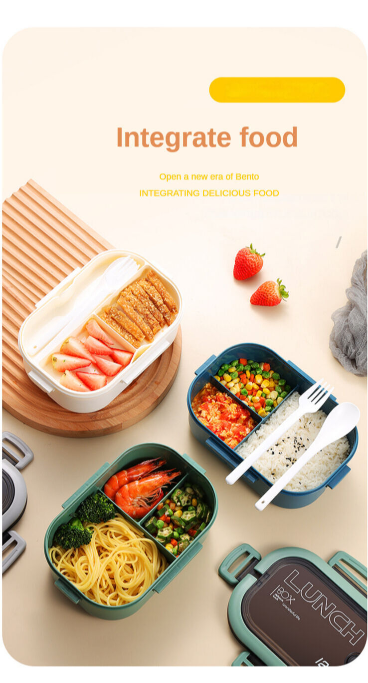 Buy Wholesale China Wholesale Portable Hermetic Lunch Box 2 Layer Grid ...