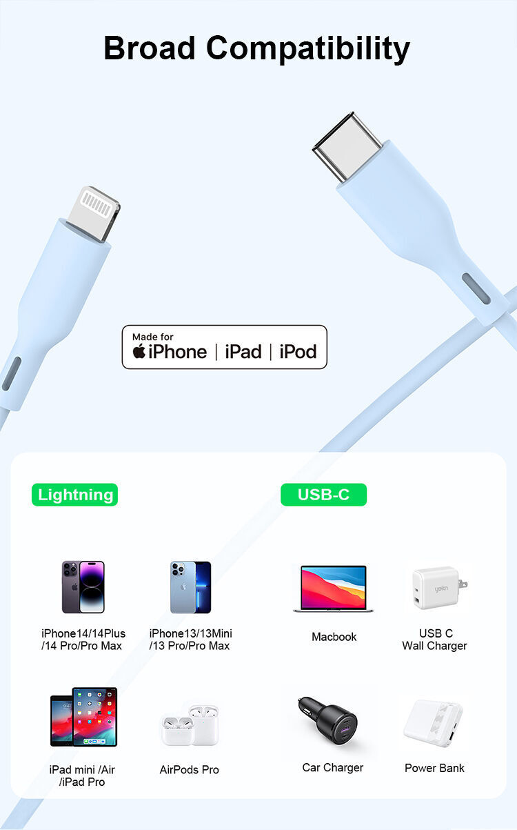 Buy Wholesale China Yellowknife Mfi Certified Charging Cable With ...