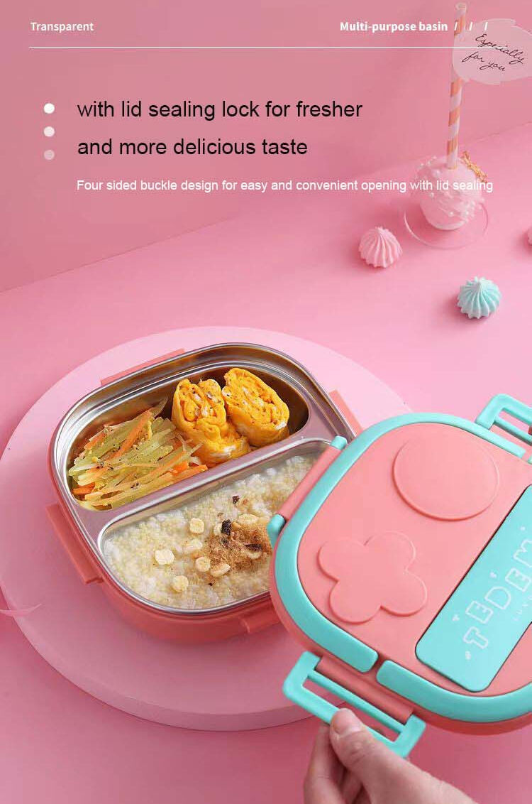 Buy Wholesale China Wholesale Kids 304 Portable Stainless Steel Lunch Box Baby Child Student ...