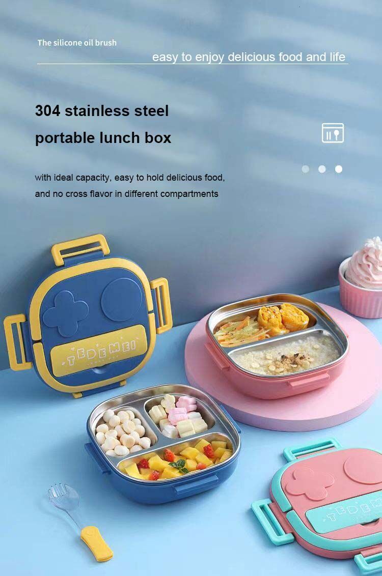 Buy Wholesale China Wholesale Kids 304 Portable Stainless Steel Lunch Box Baby Child Student ...