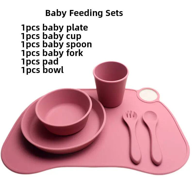 Buy Wholesale China Baby Silicone Feeding Sets Bowl Plate Cup Spoon ...