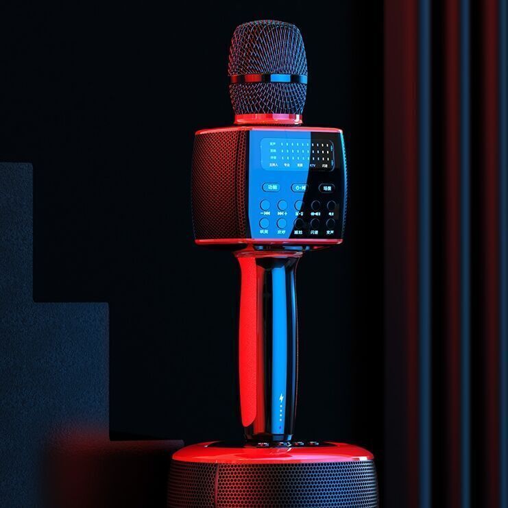 Buy Wholesale China Factory Wireless Bluetooth Karaoke Microphone, 3-in ...