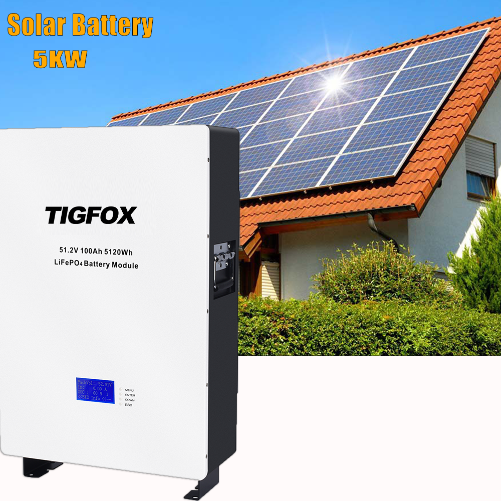 Tigfox High Capacity 80kw 5kw 10kw Lifepo4 Battery 48v Aa Lithium Ion ...