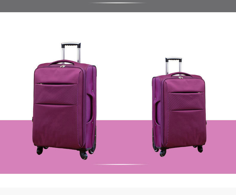 Factory Expandable Fabric Soft Shell Suitcase Traveling Luggage Oxford ...