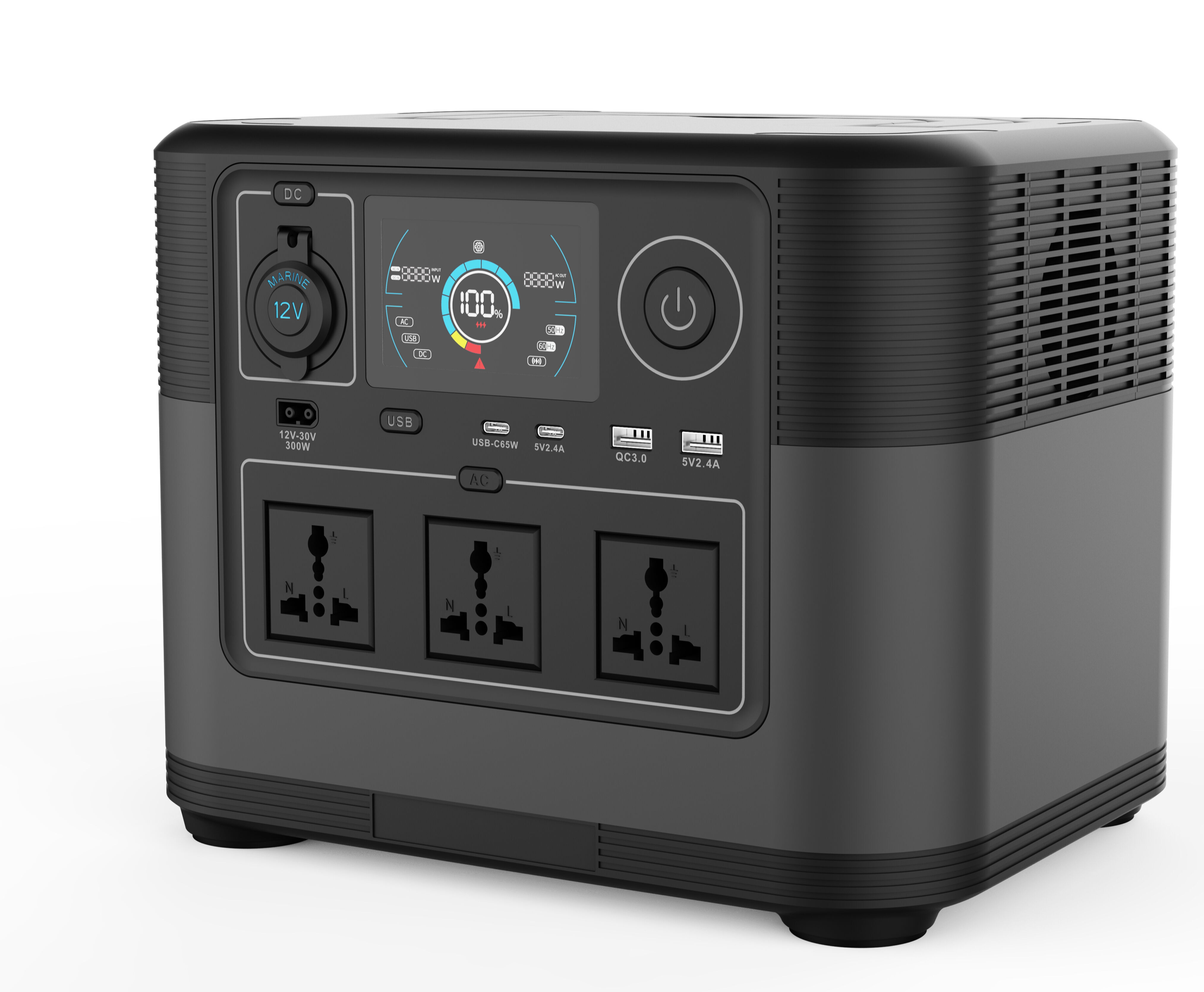 Factory Price 1200w 315000mah Large-capacity Portable Rechargeable ...