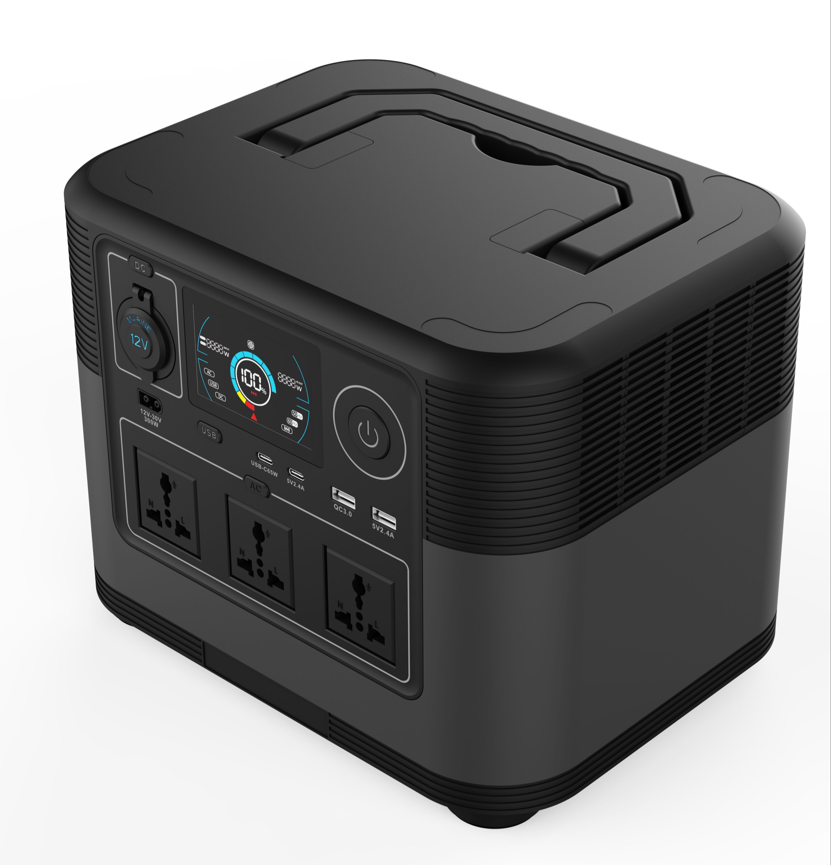 Factory Price 1200w 315000mah Large-capacity Portable Rechargeable Power Station For Home Garden ...