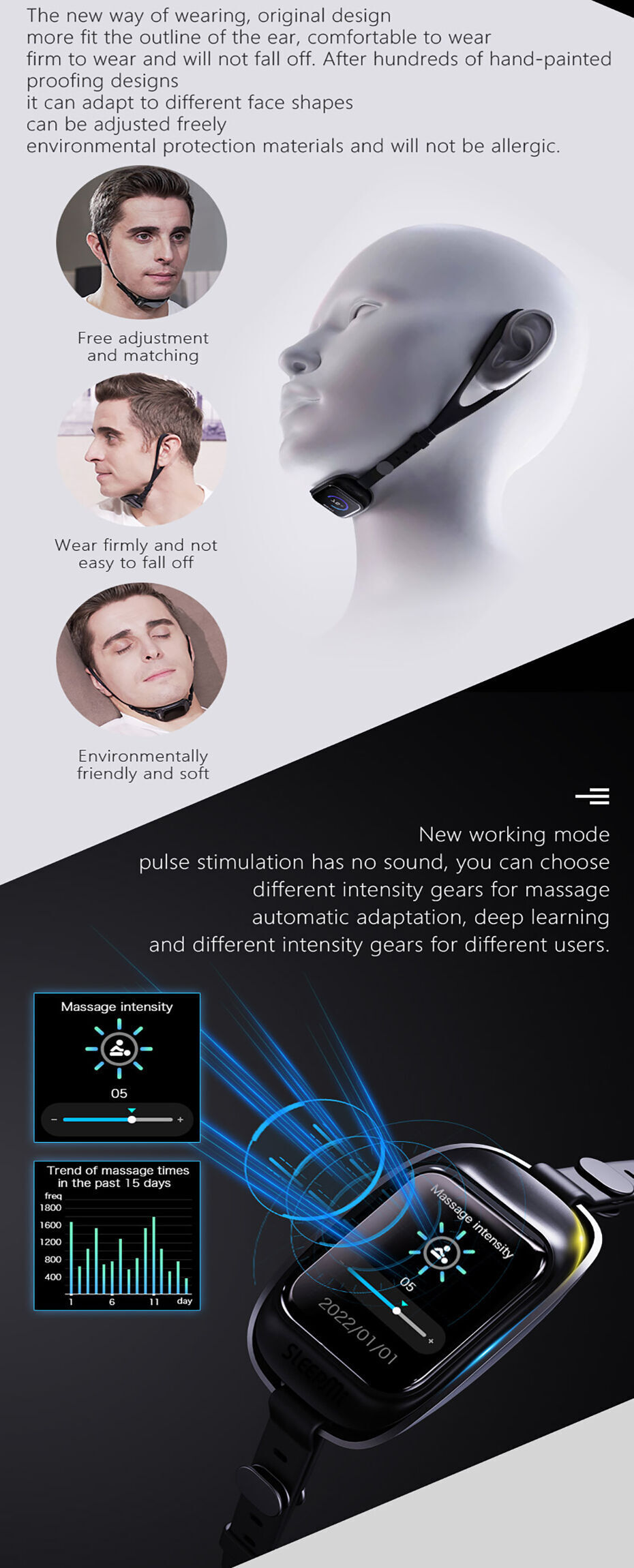 Buy Wholesale China Sleepmi Smart Electronic Muscle Stimulator Snore ...