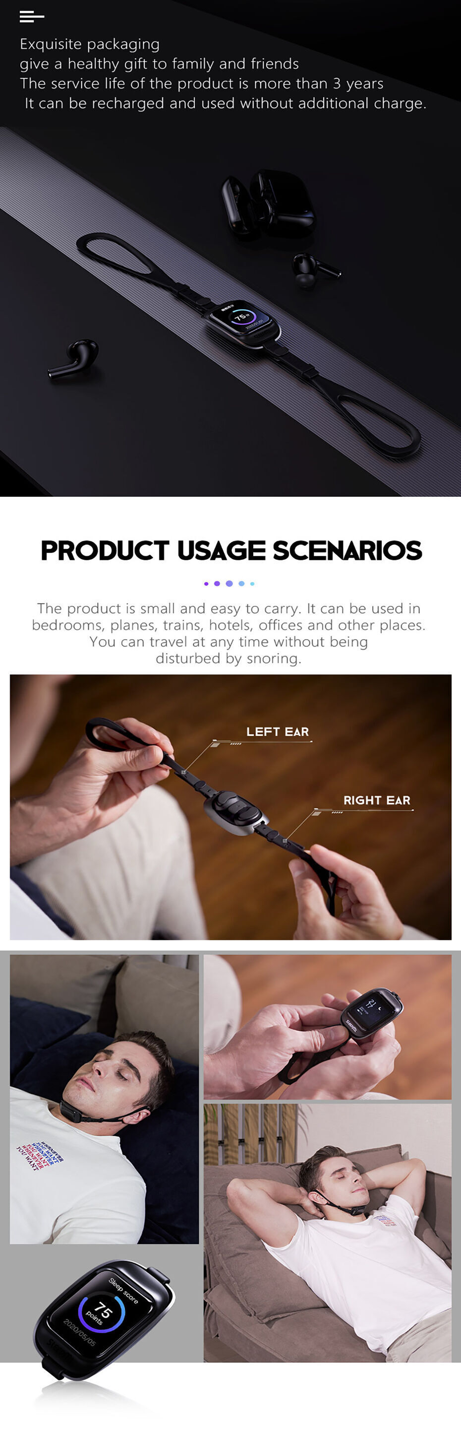 Buy Wholesale China Sleepmi Smart Electronic Muscle Stimulator Snore ...