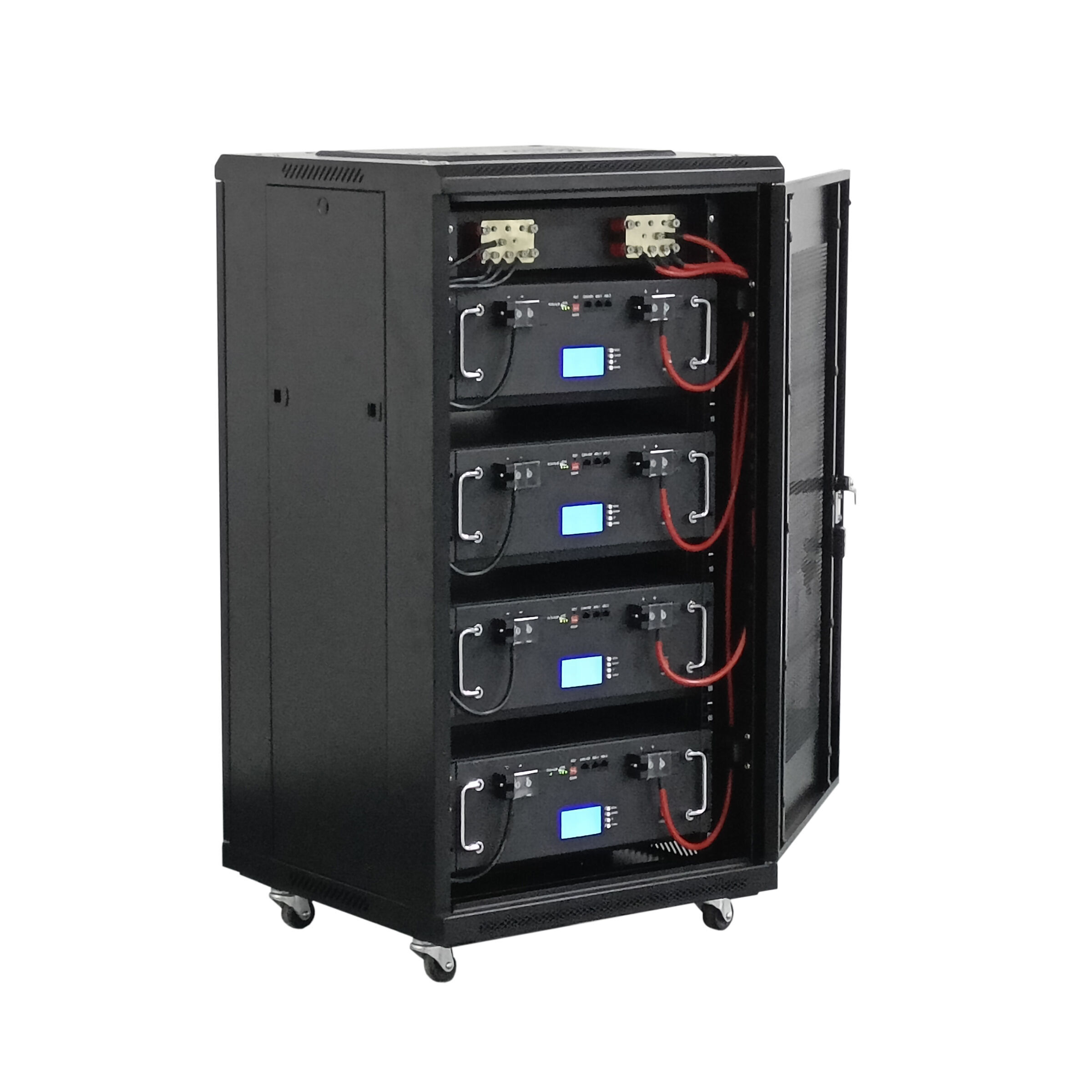 Energy Storage Battery Lithium Cell Safe And Reliable 51.2v100ah Racked ...