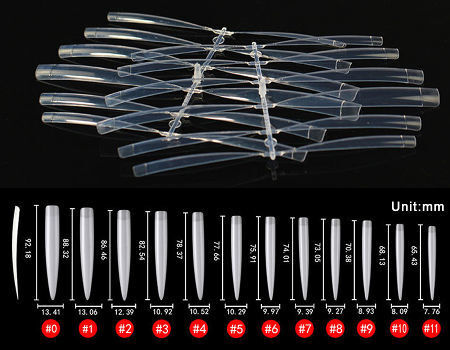 Buy Wholesale China Supplier Artificial Fingernails Nails Tips 12 Sizes ...