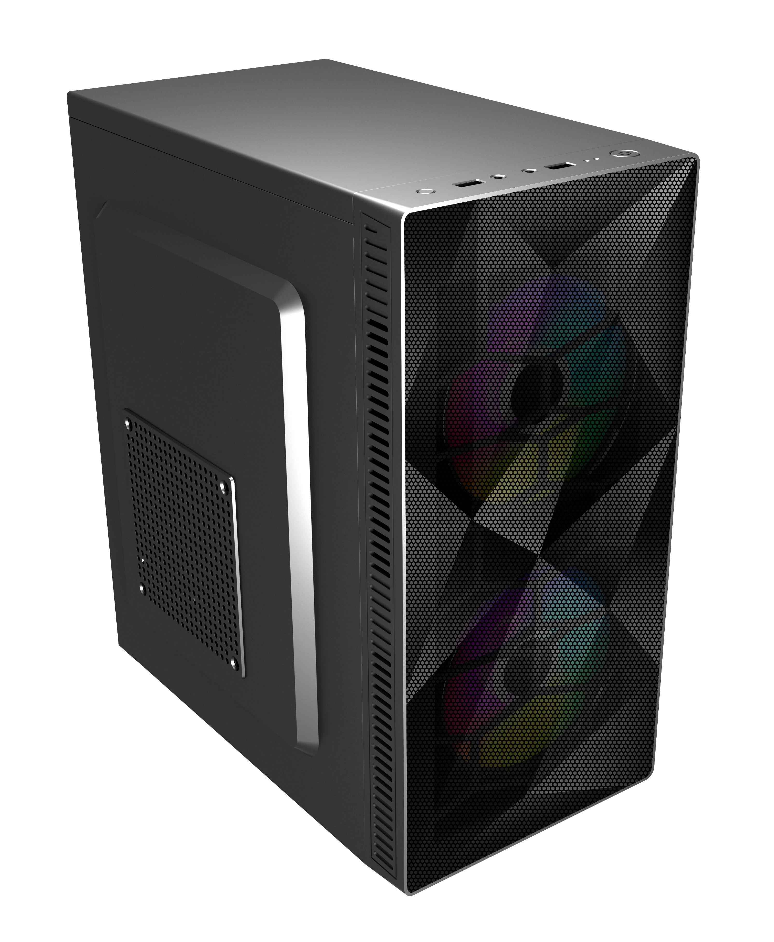 Glass/acrylic/metal Side Panel Mesh Front Panel Gaming Micro Atx Case ...