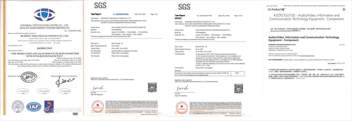 Free Sample 1gbase/2.5gbaset, 100w Poe Single Port Lan Transformer,used ...