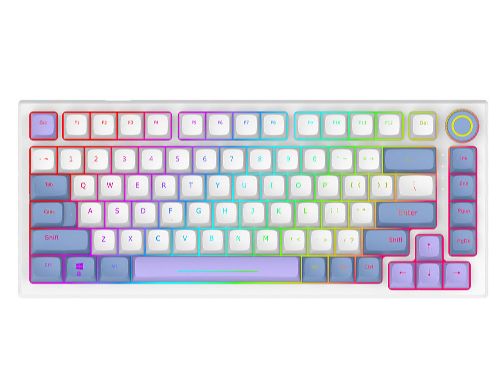 Buy Wholesale China 82 Keys Mixed Color Rgb Mechanical Keyboard Outemu ...