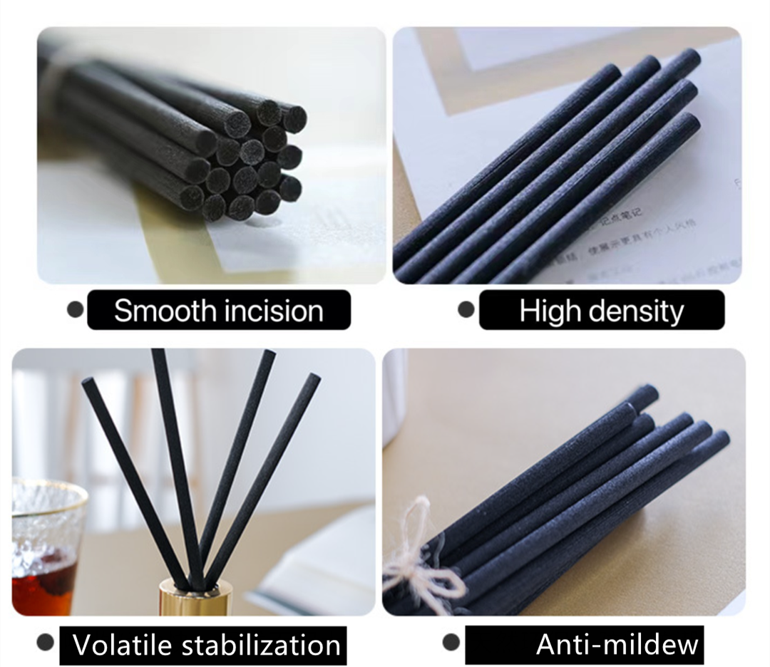 Buy Wholesale China Luxury Reed Diffuser Dark Pink Fiber Stick No Fire ...