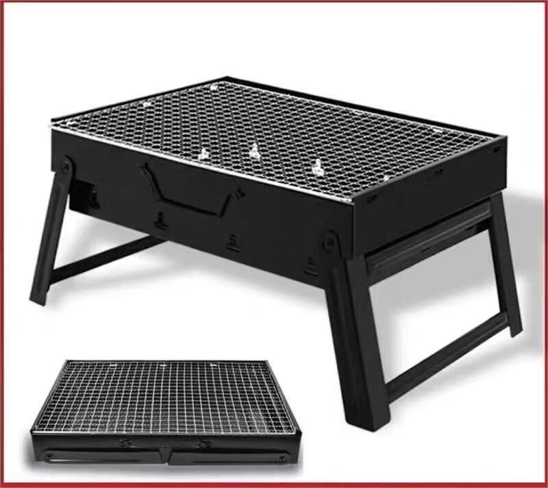 Portable Outdoor Flat Top Small Bbq Grill Oven Barbecue Pot Accessaries ...