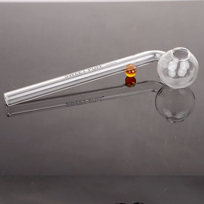 Buy Wholesale China Supply Bent Shape Sweet Puff Glass Pipe Oil Burner ...