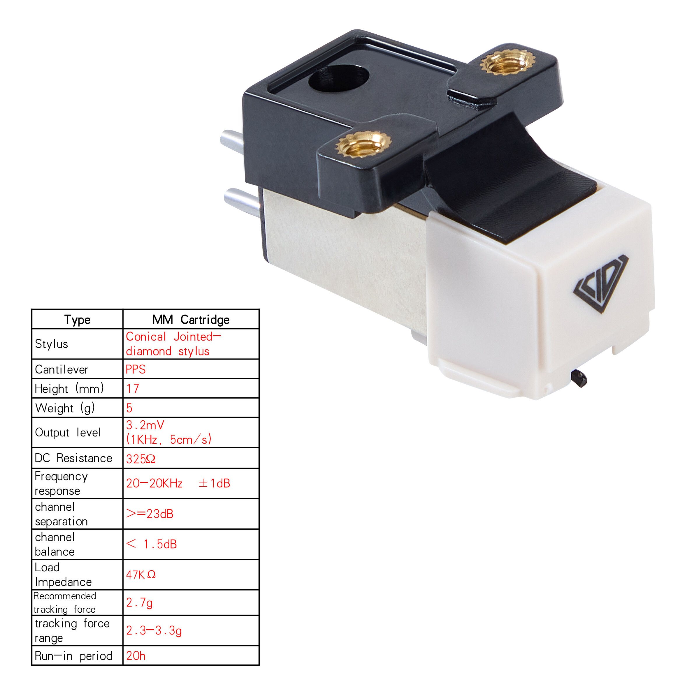 Audio Mm Dual Moving Magnet Stylus Stereo Record Player Needle - Expore ...