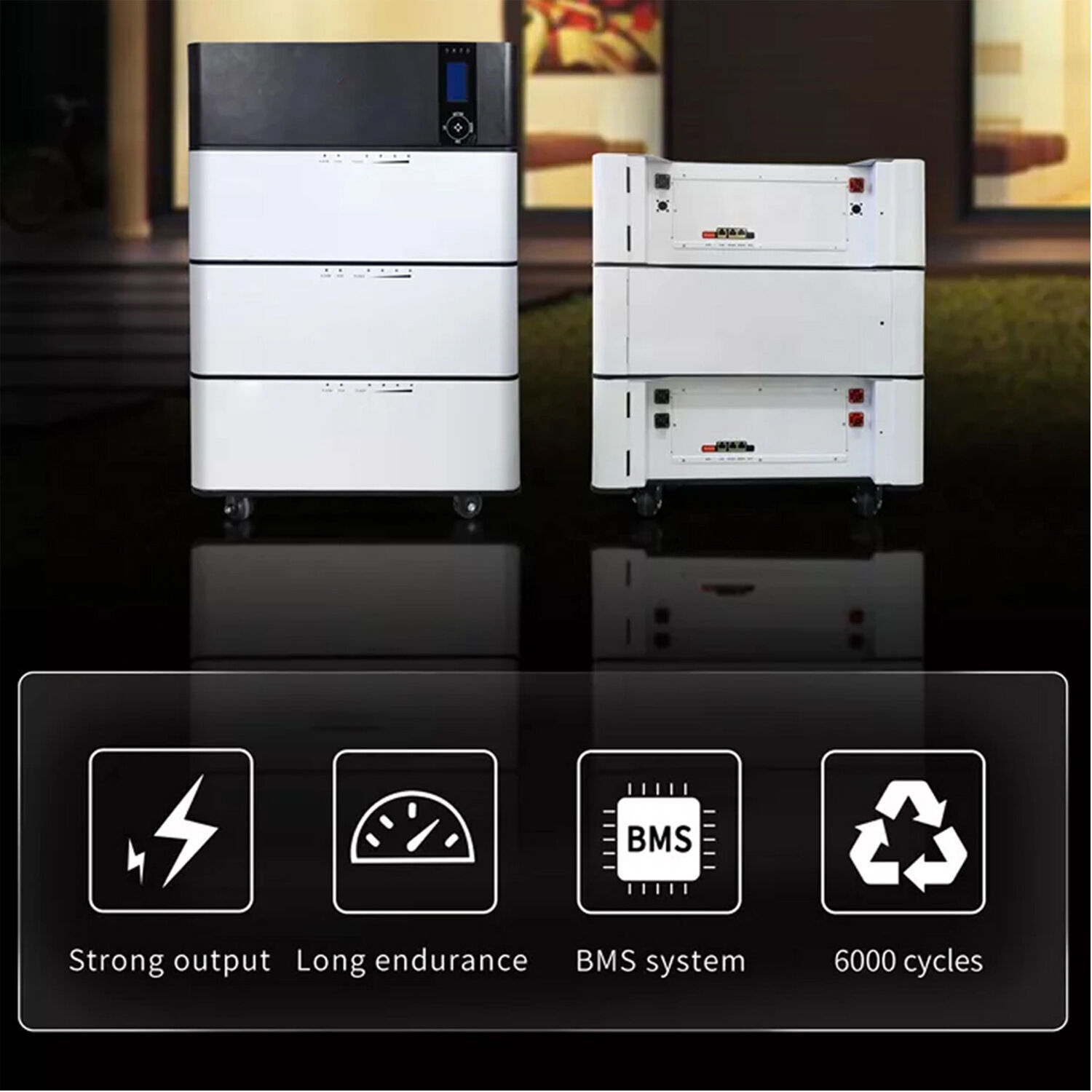 5kw Off-grid System Up To 25kw Home Energy Storage Server Rack Battery ...