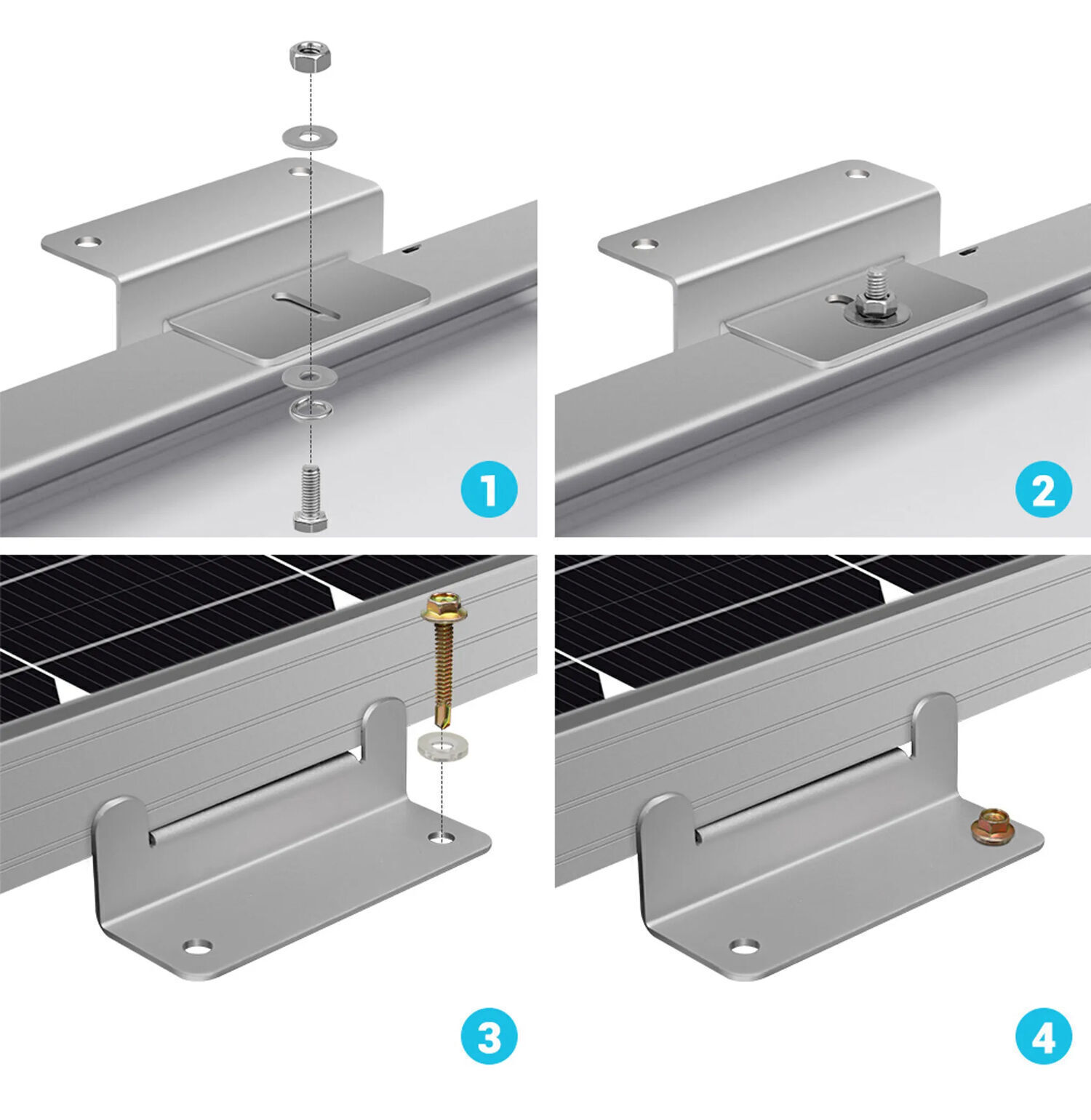 Buy Wholesale China Sell No Penetration Roof Solar Panel Mounting ...