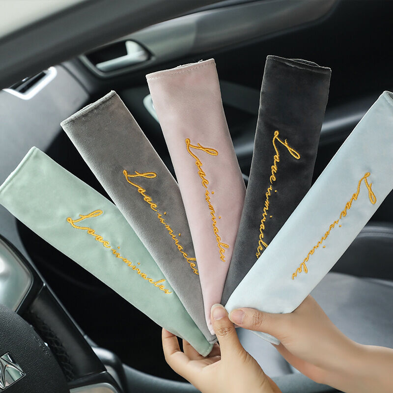Buy Wholesale China Seat Belt Cover Car Safety Belt Cover Custom Logo ...