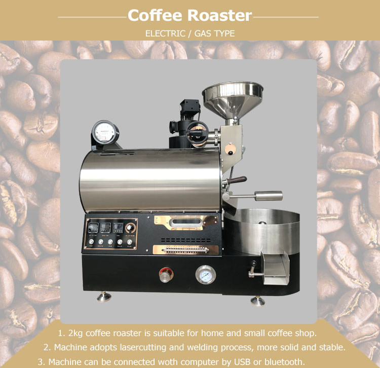 Bulk Buy China Wholesale 1kg 2kg Coffee Roaster Machine Commercial Coffee Tech Solar 2kg Shop ...
