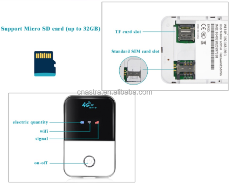 4g Lte Pocket Wifi Router Car Mobile Wifi Hotspot Wireless Broadband ...