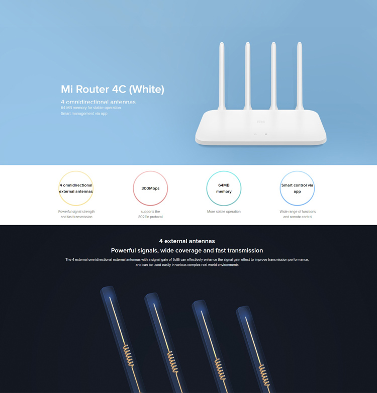 Buy Standard Quality China Wholesale Original Xiaomi Mi Wifi Router 4c ...