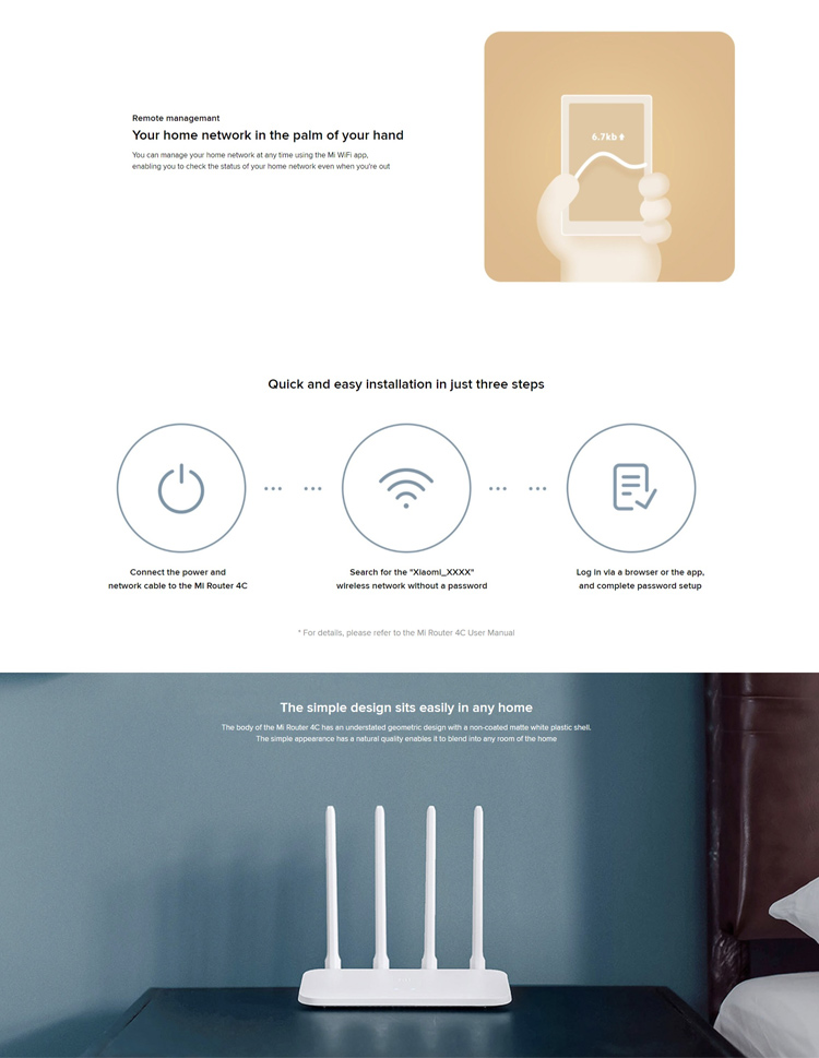 Buy Standard Quality China Wholesale Original Xiaomi Mi Wifi Router 4c ...