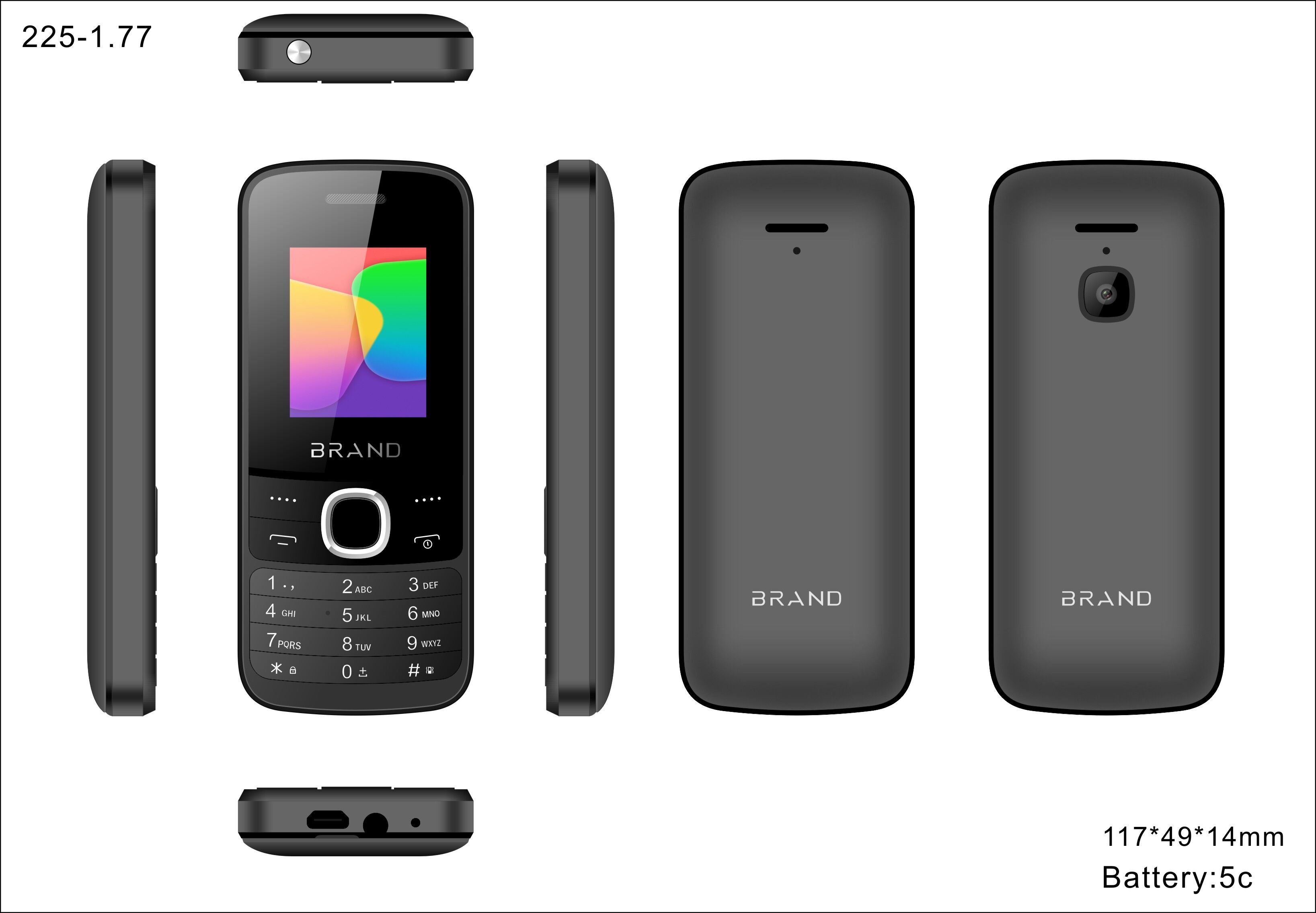 Buy Wholesale China 2g Basic Phone With 1.77 Inch Screen Cheap Gsm ...