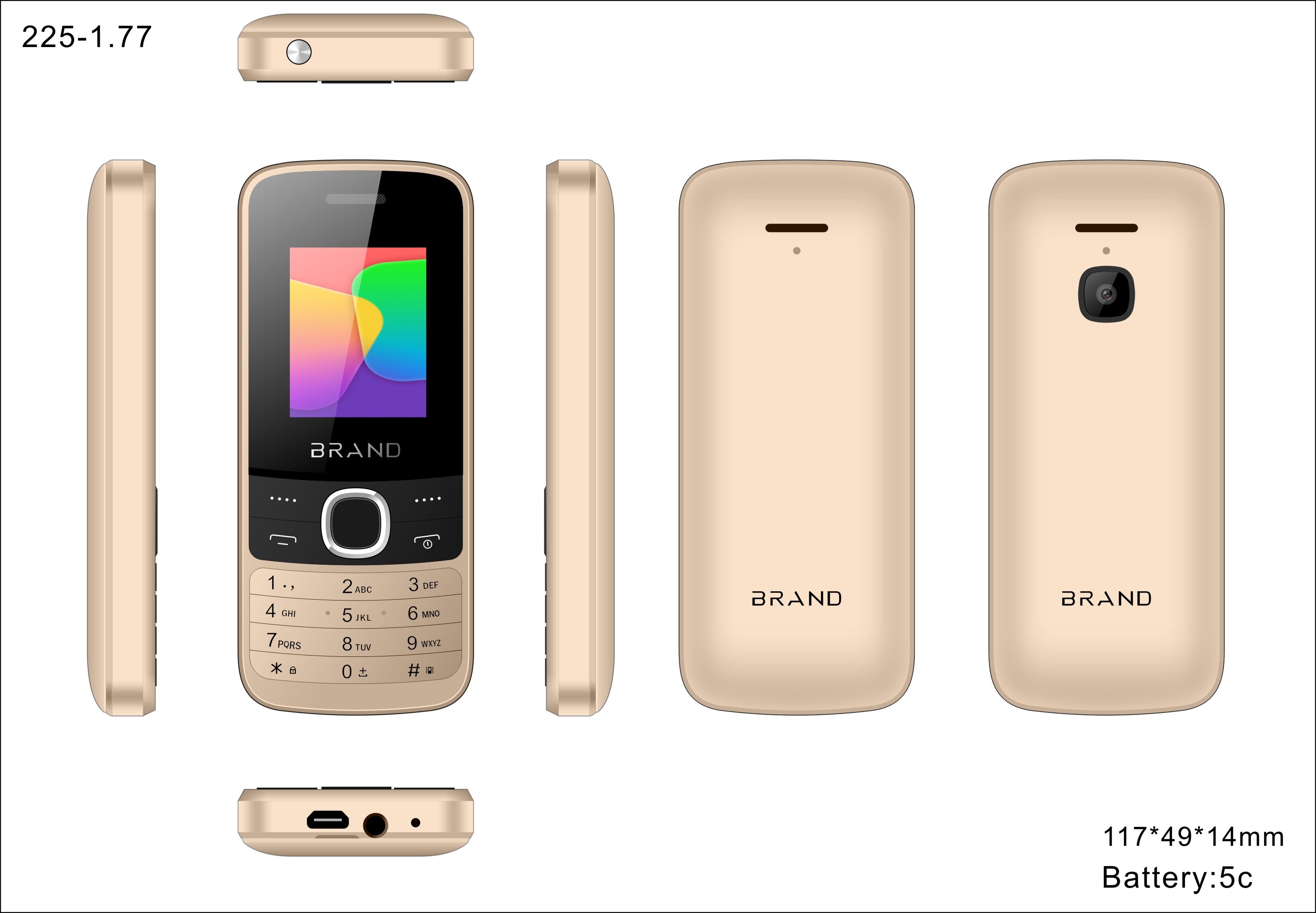 Buy Wholesale China 2g Basic Phone With 1.77 Inch Screen Cheap Gsm ...