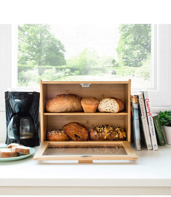 Buy Wholesale China Wholesale Eco-friendly Bamboo Wooden Bread Box ...