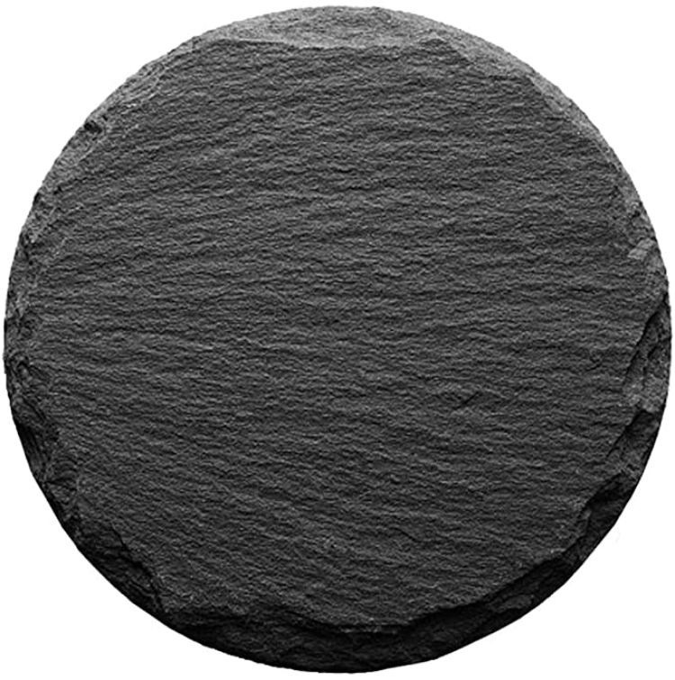 Buy China Wholesale Thin Slate Jiangxi Slate Black Round Raw Edge ...