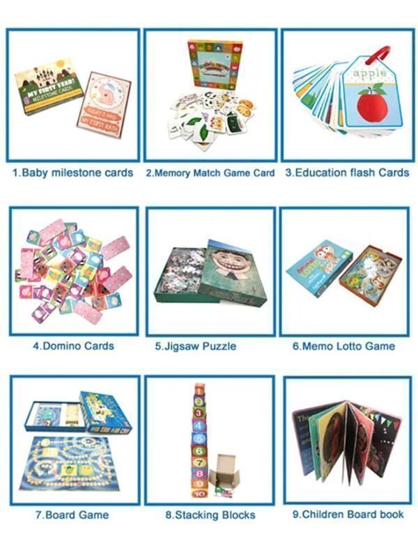 Hihg Quality Custom Printing Early Education Cognitive Card Learning ...