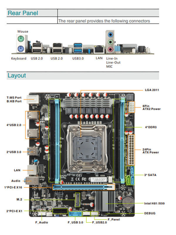 Buy Wholesale China Stands Atx Motherboards Support Intel Socket2011-v3 ...