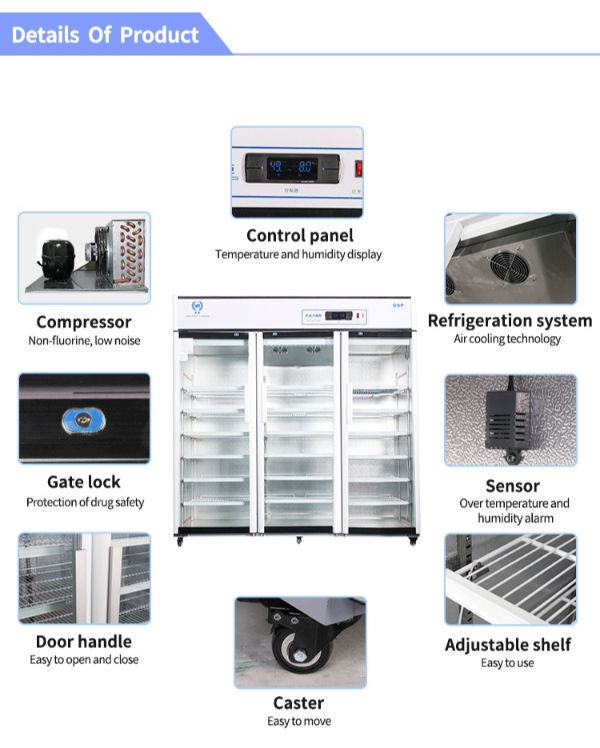 Buy China Wholesale Medical Fridge 2-8c 1300l Vaccine Pharmacy ...