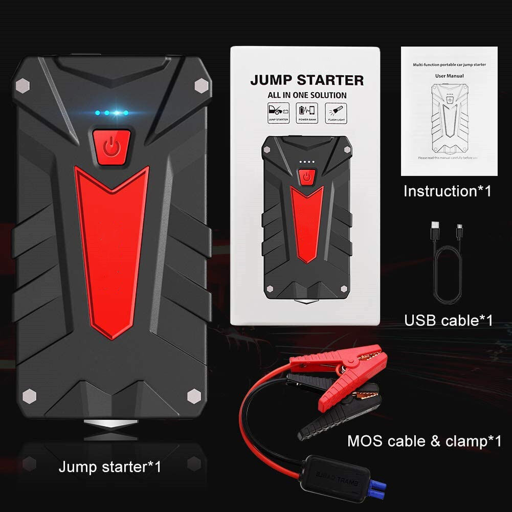 Buy Wholesale China Factory Price 450a 1800mah Portable Backup Power Jump Starters For Outdoor ...