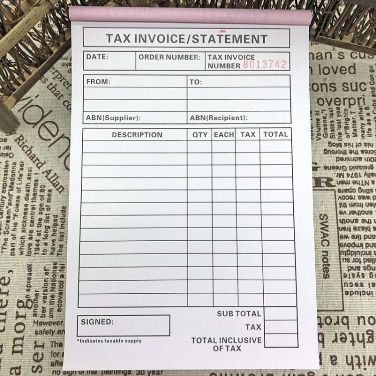 Buy Wholesale China Eco-friendly Custom Sales Order Book Receipt ...