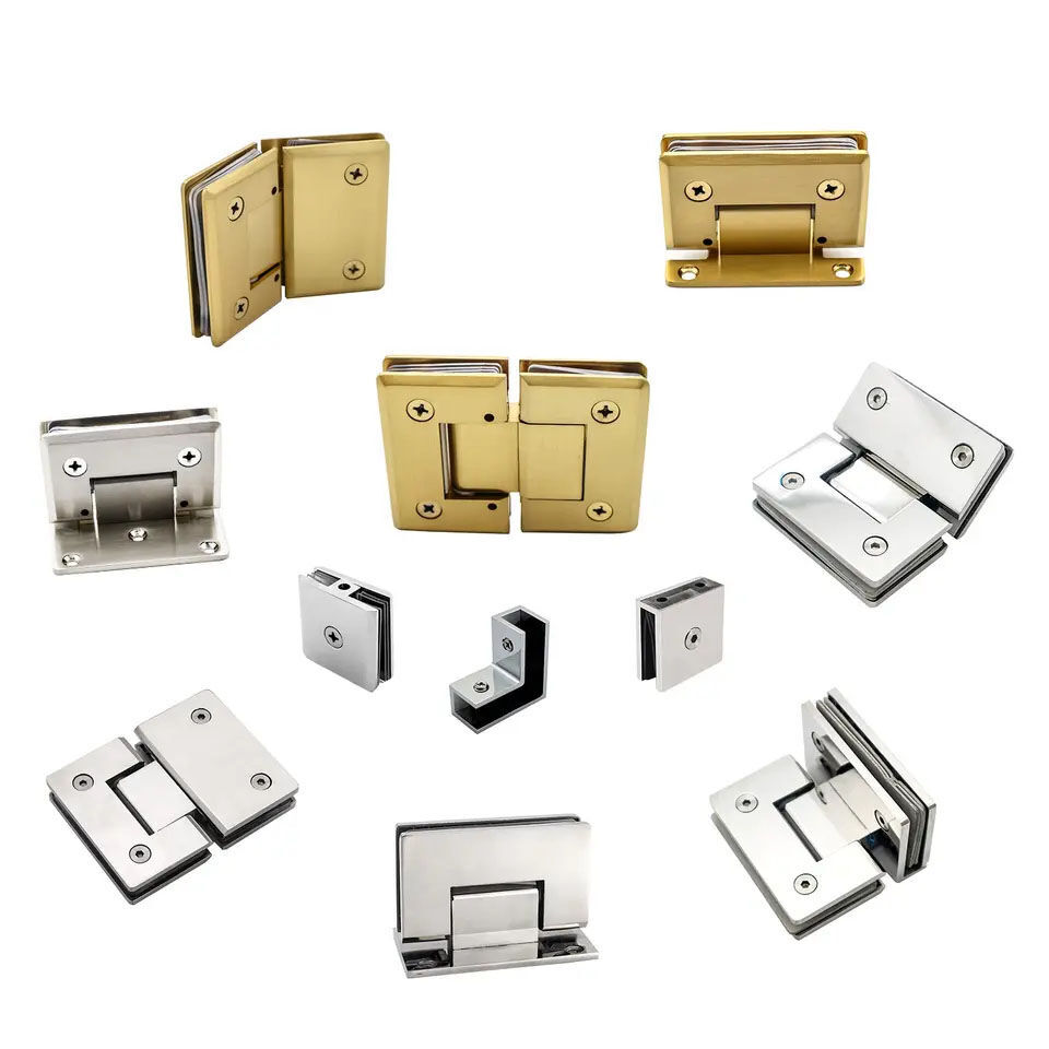 Customization Stainless Steel For Glass To Glass Door Shower Screen ...