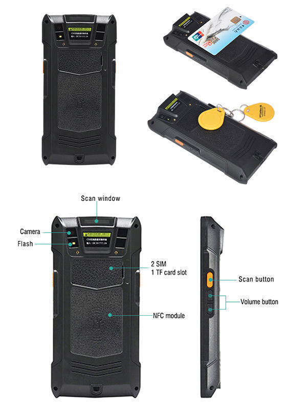 Buy Wholesale China Nfc 4g Android 9.0 Handheld Pda With 2d Barcode ...
