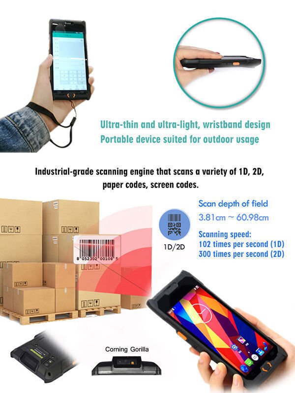 Buy Wholesale China Nfc 4g Android 9.0 Handheld Pda With 2d Barcode ...