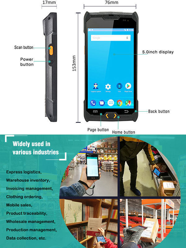 Buy Wholesale China Nfc 4g Android 9.0 Handheld Pda With 2d Barcode ...